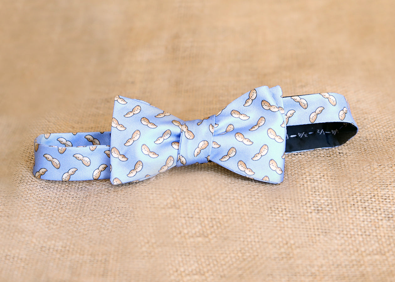 Southern Proper Peanut Bow Tie (Blue) – Georgia Peanut Commission