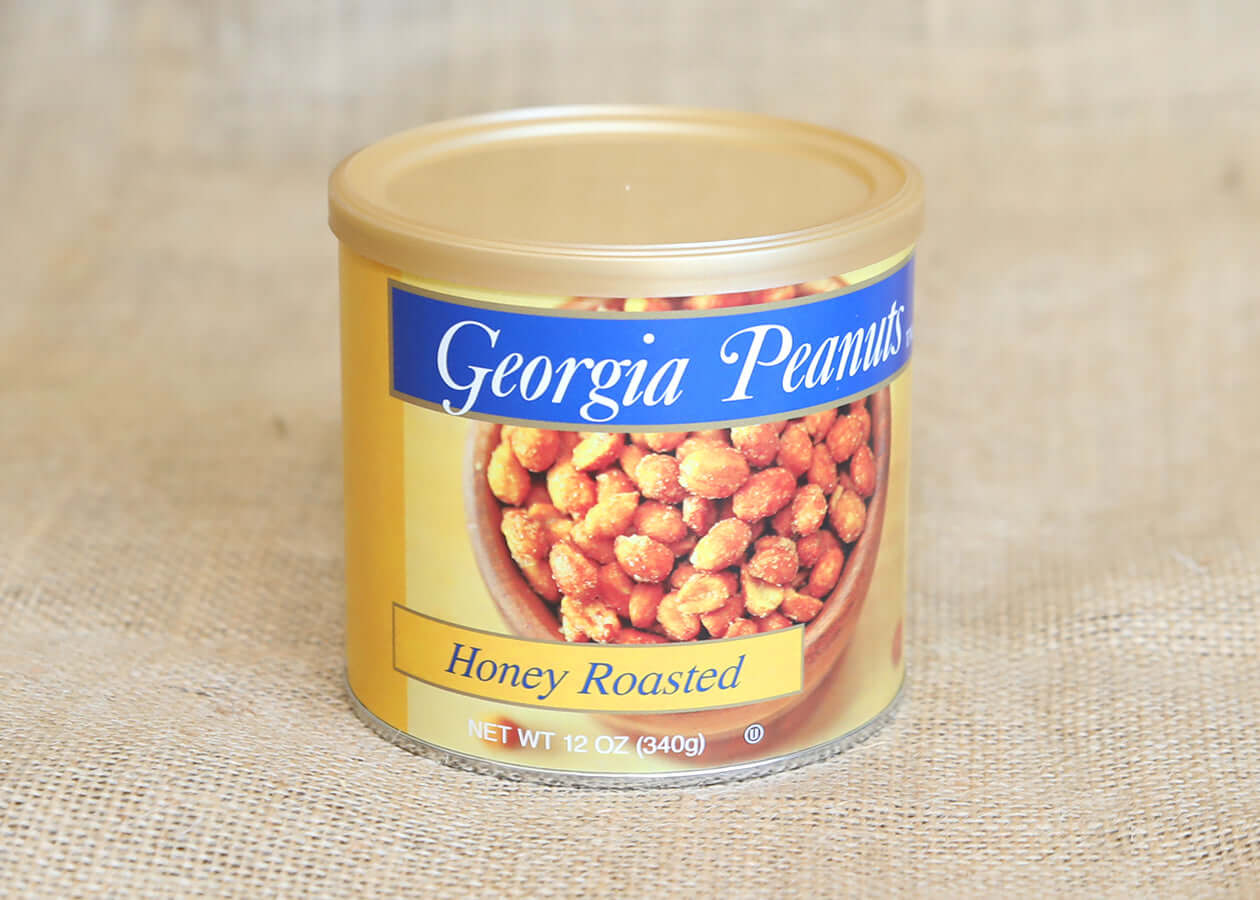 12 oz. can of Honey Roasted Peanuts – Georgia Peanut Commission