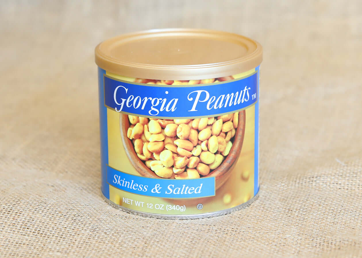 12 oz. Can of Skinless Peanuts – Georgia Peanut Commission